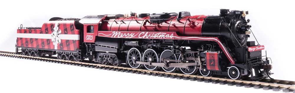 Broadway Limited 6811 HO Reading Merry Christmas T1 4-8-4 Steam Loco w ...