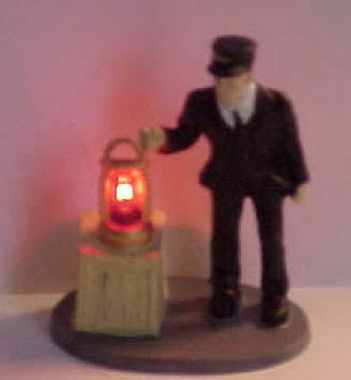 T&C PA005 Conductor Figure w/Lighted Lantern – Trainz