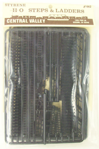 Central Valley Models 1602 HO Scale Steps & Ladders Plastic Kit – Trainz