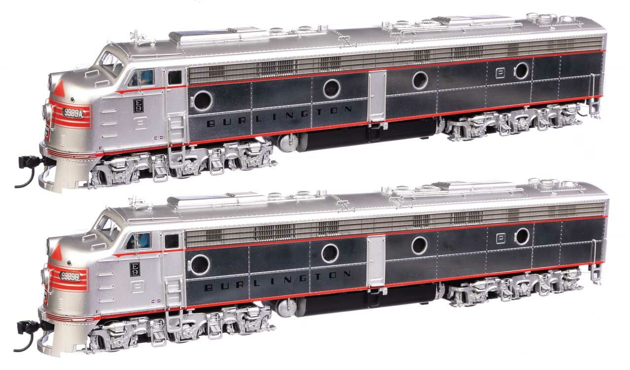 Walthers 920-49914 HO CBQ EMD E9 A-A Diesel Loco - Standard DC #9989A ...