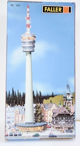 Faller 969 HO Television Tower Building Kit – Trainz