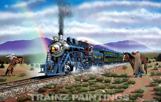 Railroad Art Train