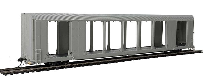 Atlas 20005656 HO Undecorated Gunderson Multi-Max Enclosed Auto Rack – Trainz