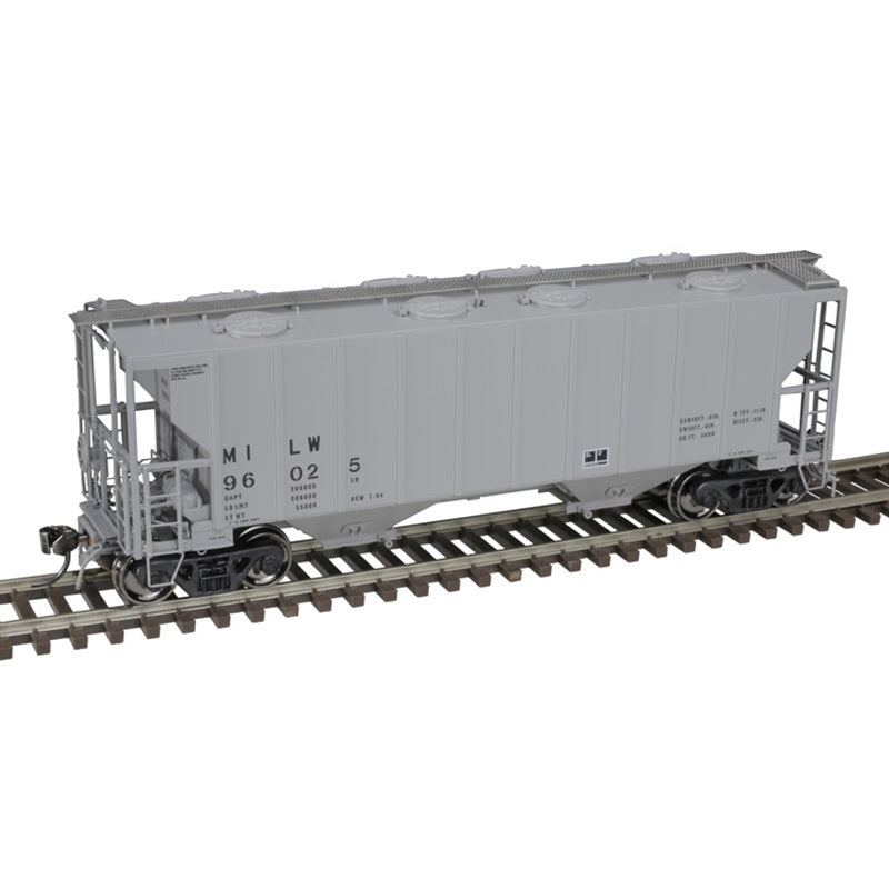 Atlas 20007123 HO Milwaukee Road Portec 3000 Covered Hopper #96089 – Trainz