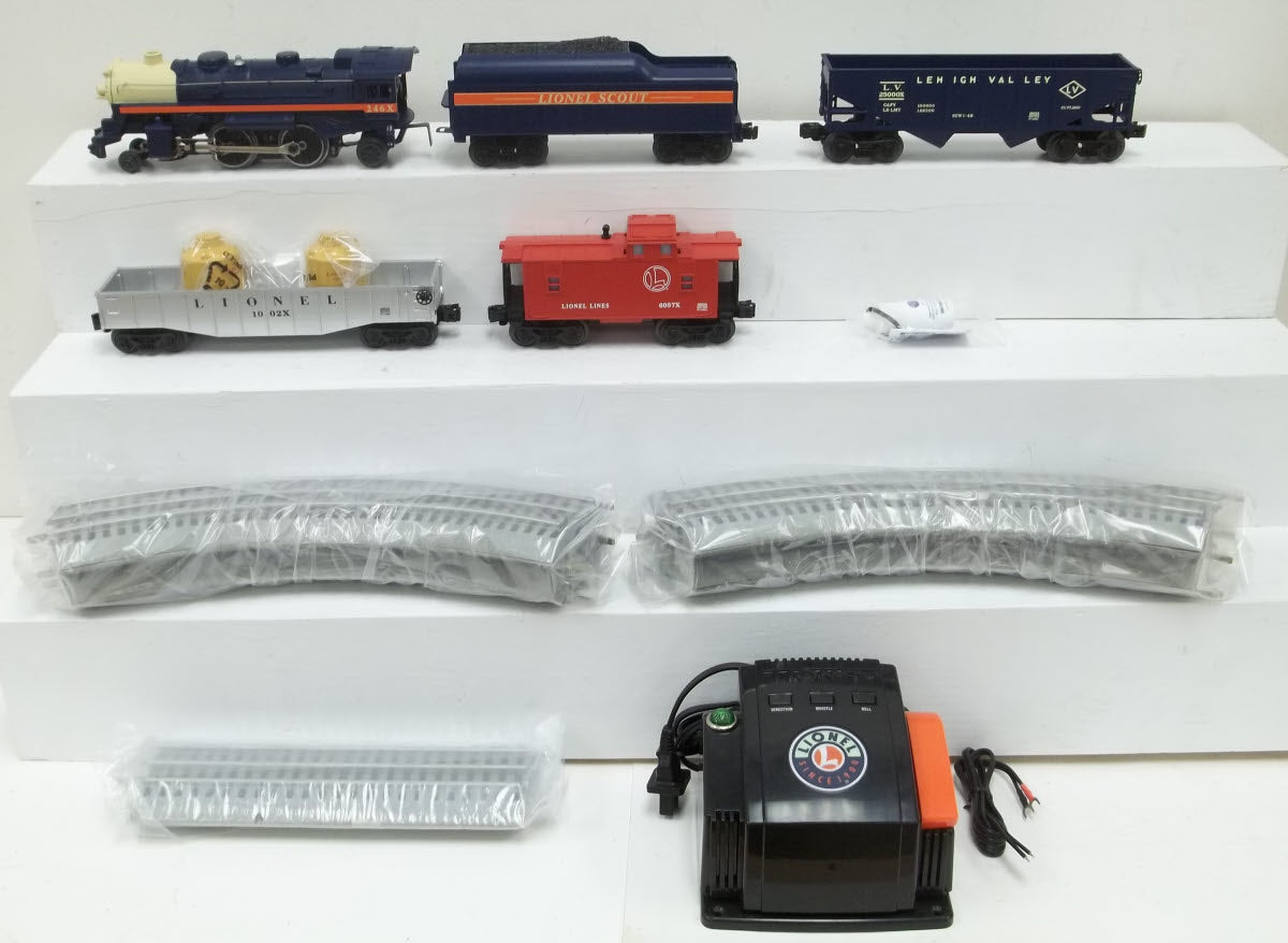 Lionel 6-30127 The Scout 2-4-2 O Gauge Steam Freight Train Set – Trainz