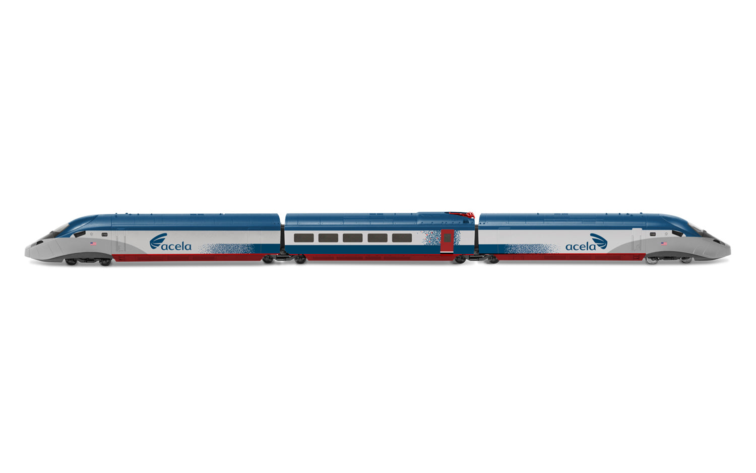 Hornby HR1000T Amtrak Acela HO Gauge High Speed Electric Train Set – Trainz