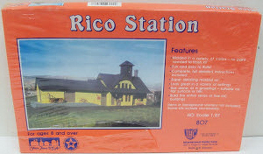 IHC 807 HO Scale Rico Station Building Kit – Trainz