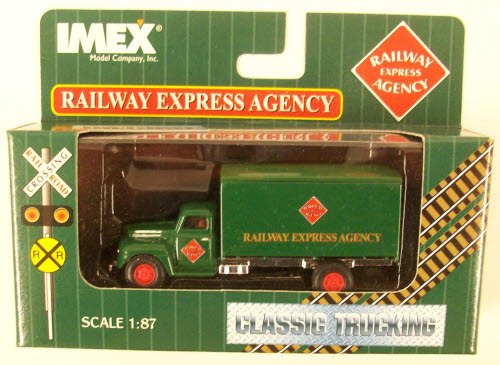Imex 870004 1:87 Railway Express Agency Tractor Trailer Truck – Trainz
