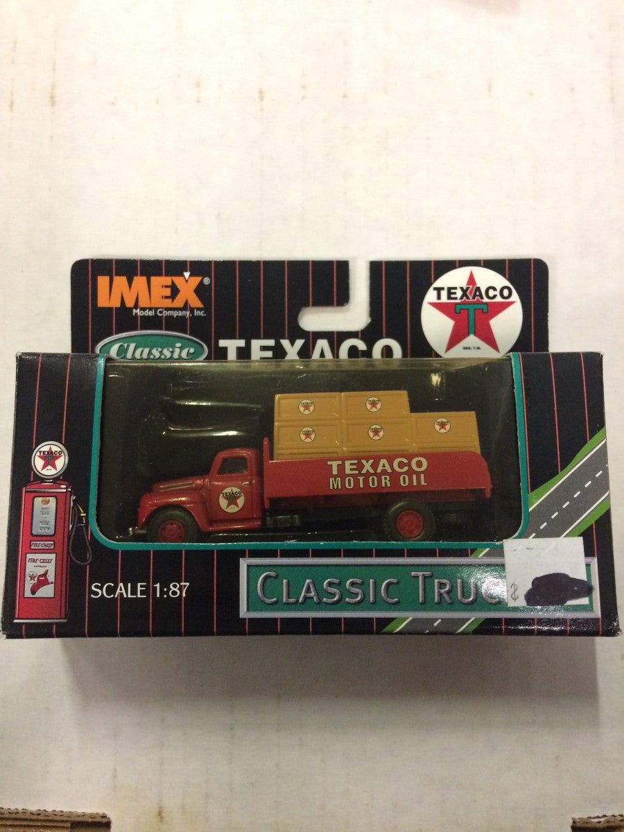 Imex 870173 HO Classic Trucking Texaco Motor Oil Ford Flatbed W/Loader ...