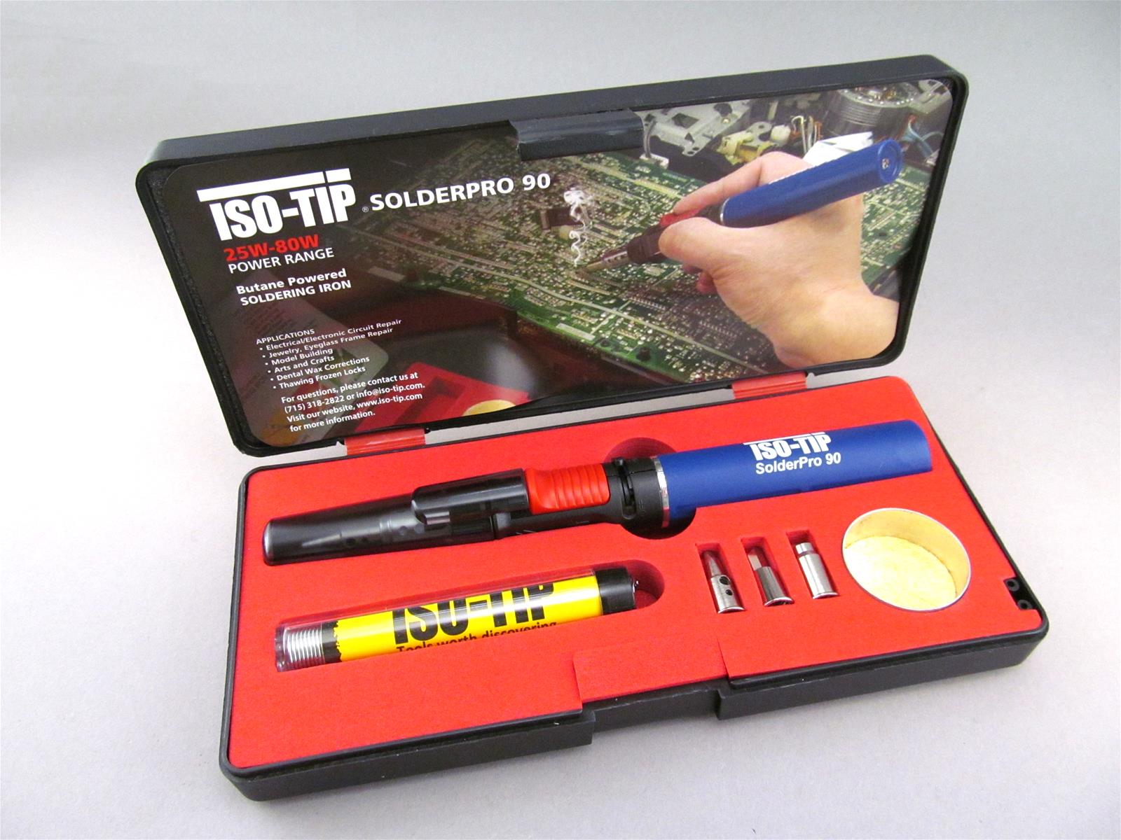 ISO-TIP 9010 Pro 90 Butane Soldering Iron Torch Kit – Trainz