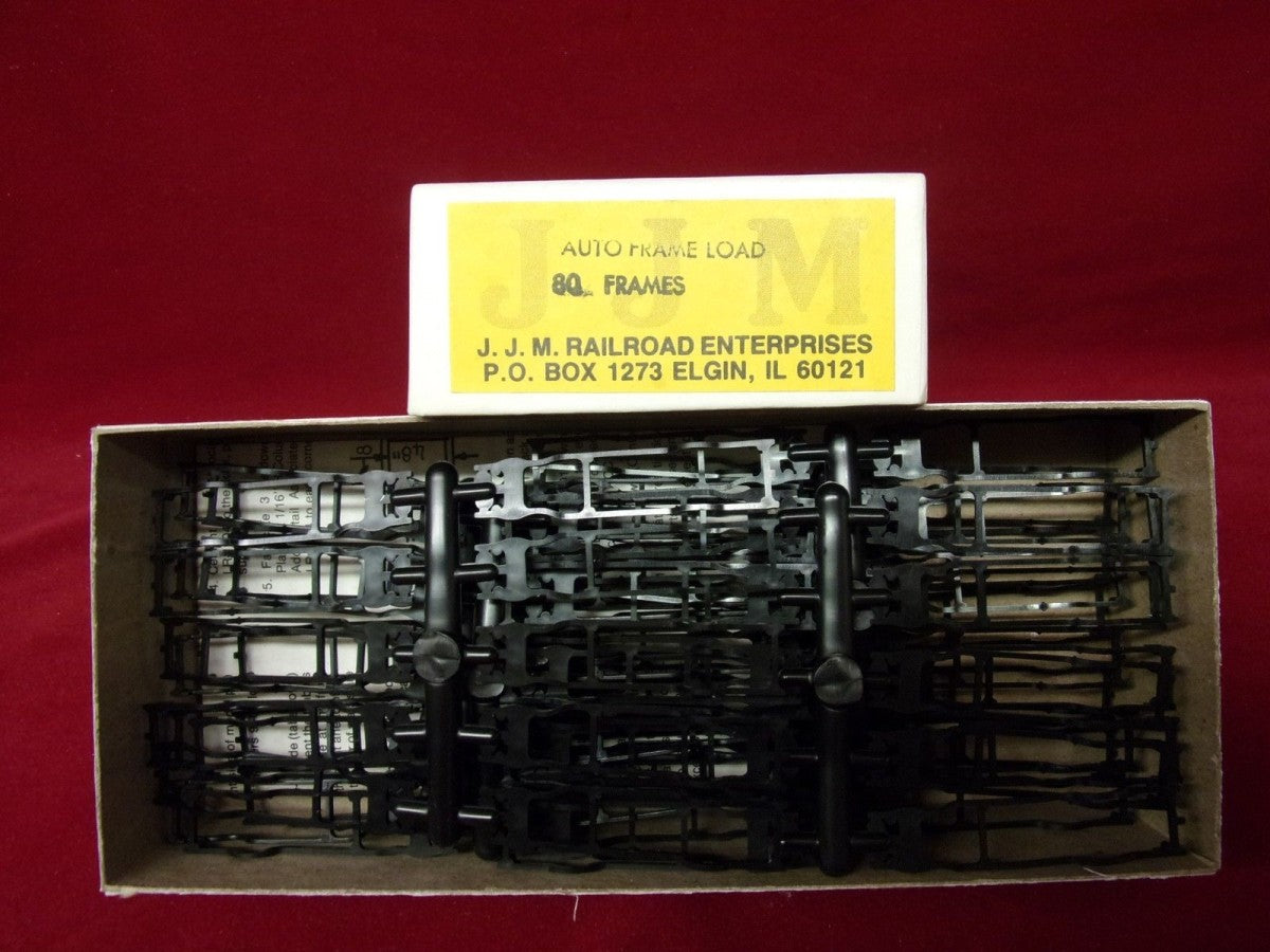 JJM JJM-01 HO Scale Auto Frame Load Kit (Box of 80) – Trainz
