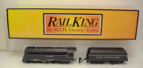 MTH 30-1459-1 US Army 4-6-4 Commodore Vanderbilt Hudson Steam Loco w/P ...