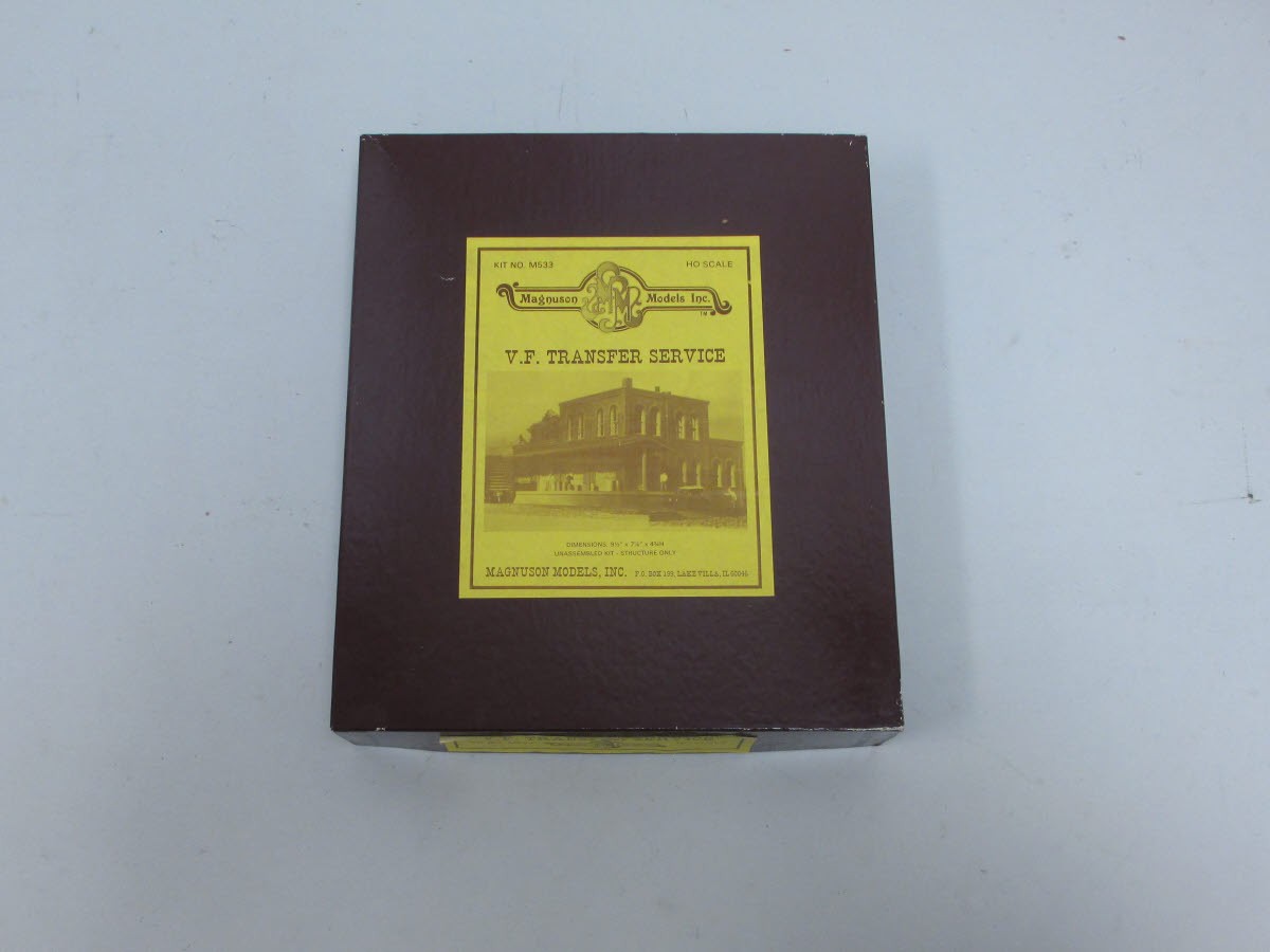 Magnuson Models M533 HO V.F. Transfer Service Building Kit – Trainz