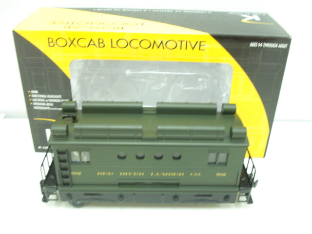 K-Line 6-21667 O Red River Lumber Boxcab Locomotive w/Horn #502 – Trainz