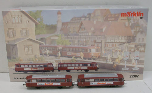 Marklin 39982 HO Scale AutoRail Railbus w/ Control Car – Trainz