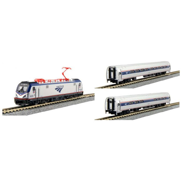 Kato 106-8001-BNDL N Amtrak ACS-64 Northeast Corridor Complete Set (Se ...