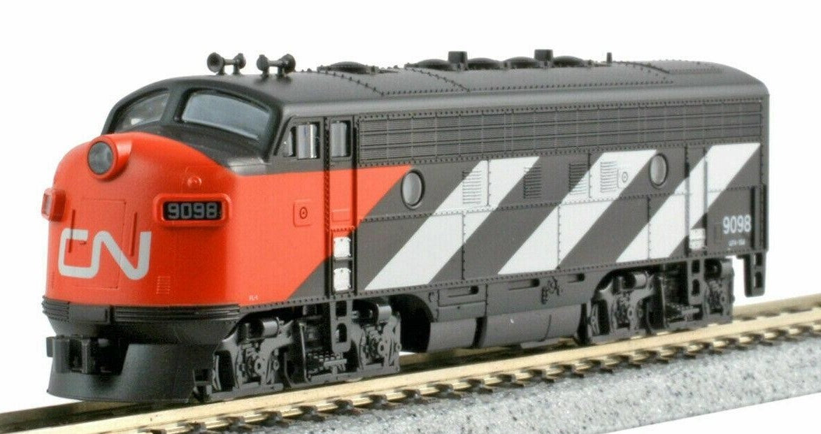 Kato 176-2135 N Canadian National EMD F7A Diesel Locomotive #9098 – Trainz