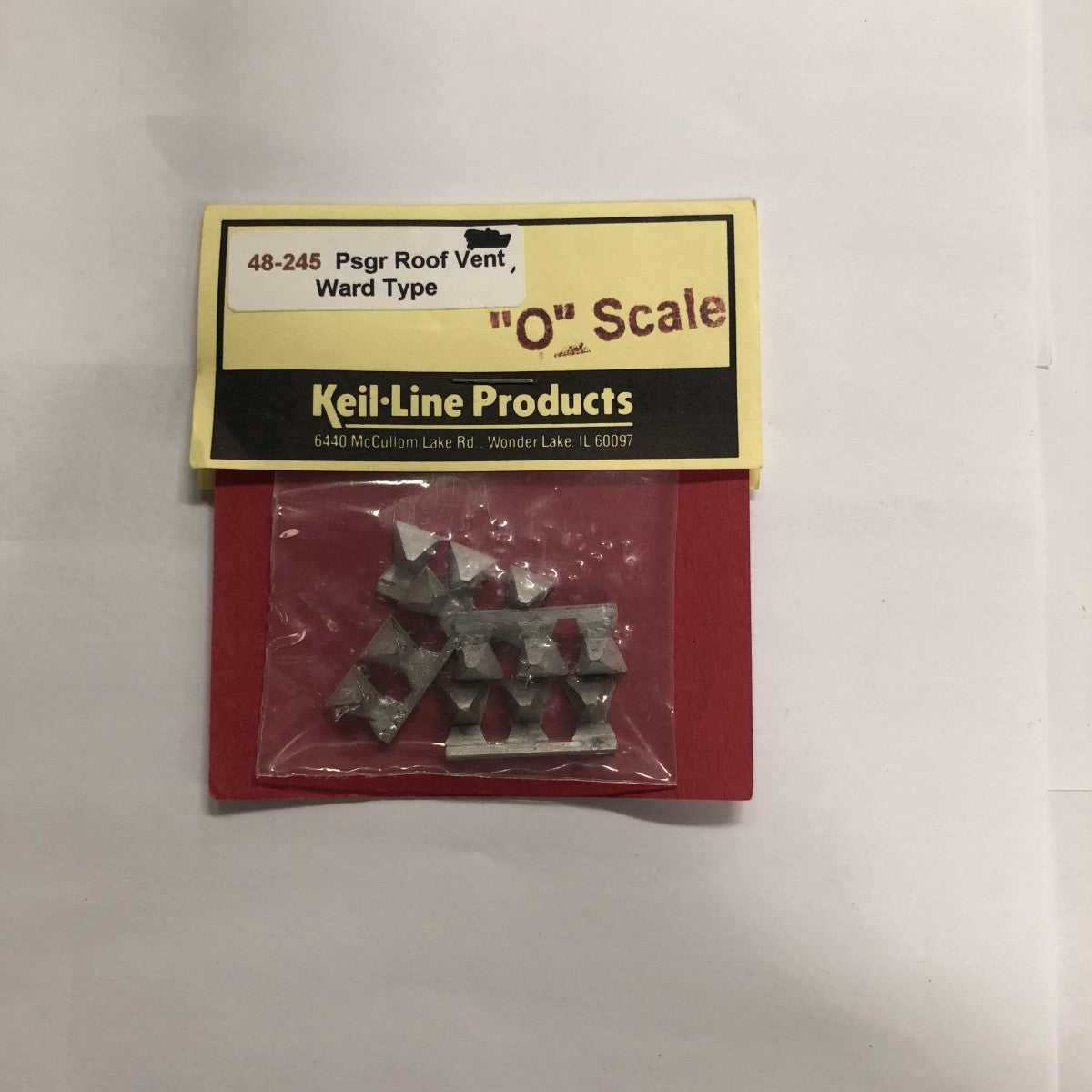 Keil-Line Products 48245 O NYC Ward Vent (Pack of 12) – Trainz