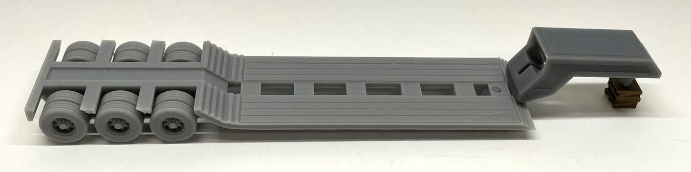 Phoenix Precision Models 31005 HO Lowboy Trailer with Hitch 3D Printed ...