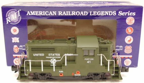 RMT 4311 O US Army Ft. Dix Powered BEEP Diesel Locomotive #41 – Trainz