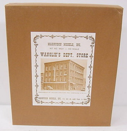 Magnuson Models M521 HO Scale Wanglie's Department Store Building Kit ...