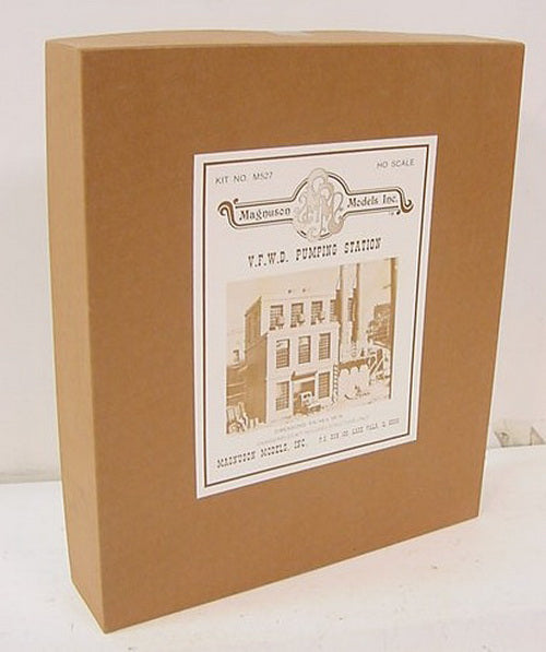 Magnuson Models M527 HO V.F.W.D. Pumping Station Building Kit – Trainz