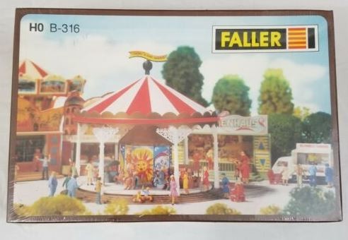 Faller B-316 HO Chrildren's Roundabout Building Kit – Trainz