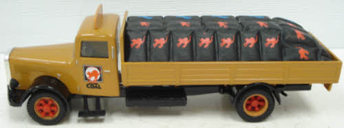 Corgi 98456 1:50 Dropside Truck with Scheiwe's Coal Load in White – Trainz