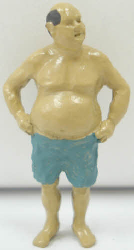 Arttista 1297 O Scale Dumpy Man in Swimsuit Pewter Figure – Trainz