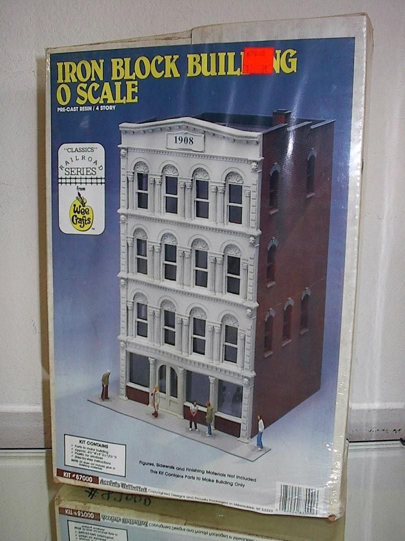 Accents Unlimited 87000 O Scale Iron Block Building Kit – Trainz