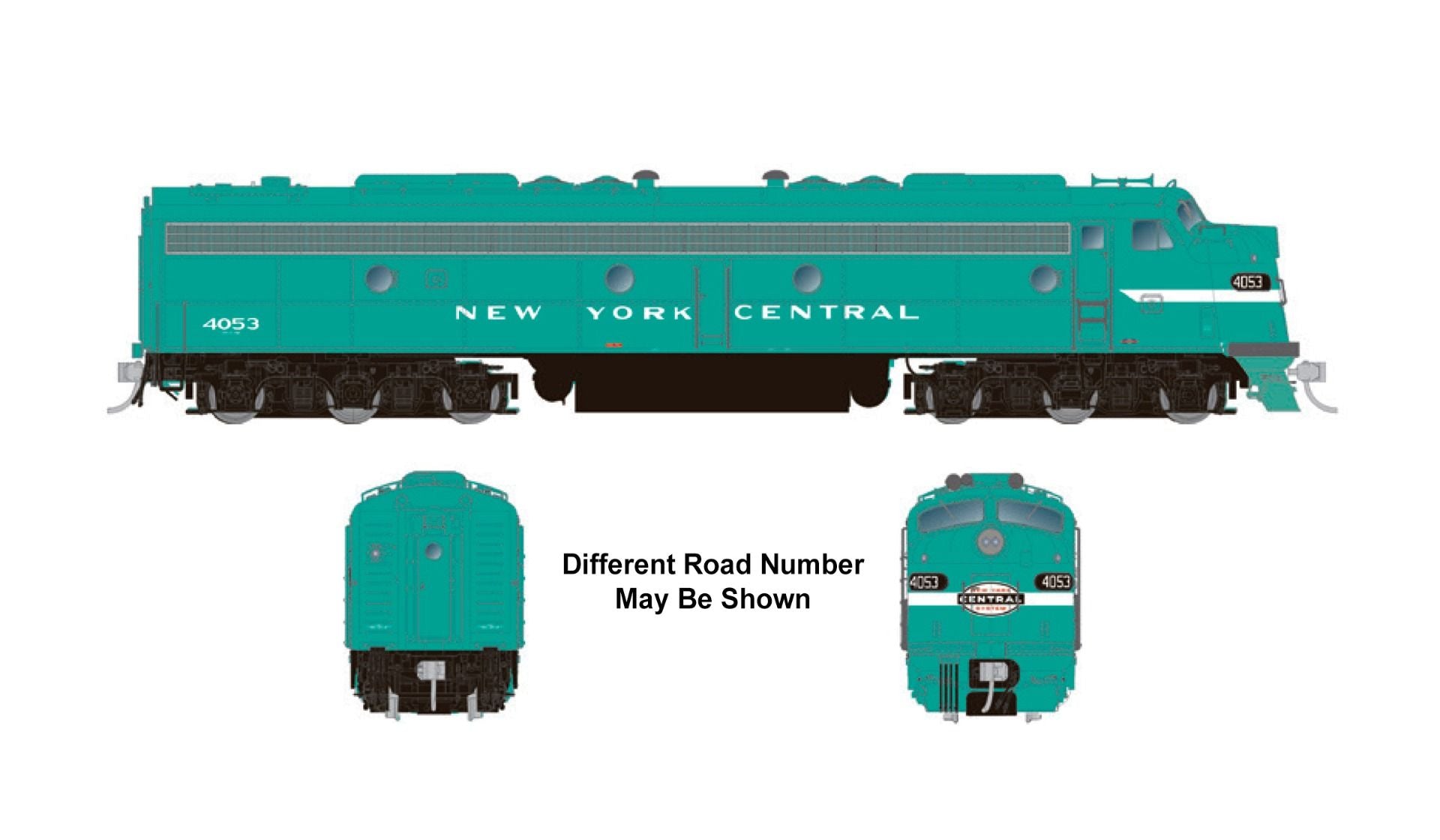 Rapido Trains 28558 HO NYC EMD E8A Diesel Loco with ESU LokSound DCC S ...
