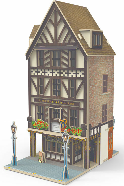 Marklin 72781 HO Start Up Restaurant 3D Building Kit – Trainz