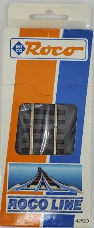 Roco 42520 HO Scale 115mm Straight Track Section – Trainz