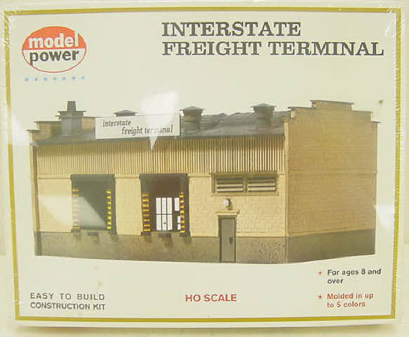 Model Power 411 HO Scale Interstate Freight Terminal Kit – Trainz