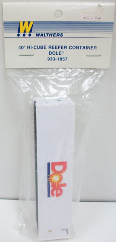 Walthers 933-1857 HO Dole 40' Hi Cube Reefer Container – Trainz
