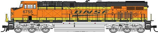 Walthers 910-20196 HO BNSF GE ES44AC Diesel Locomotive with DCC/Sound ...